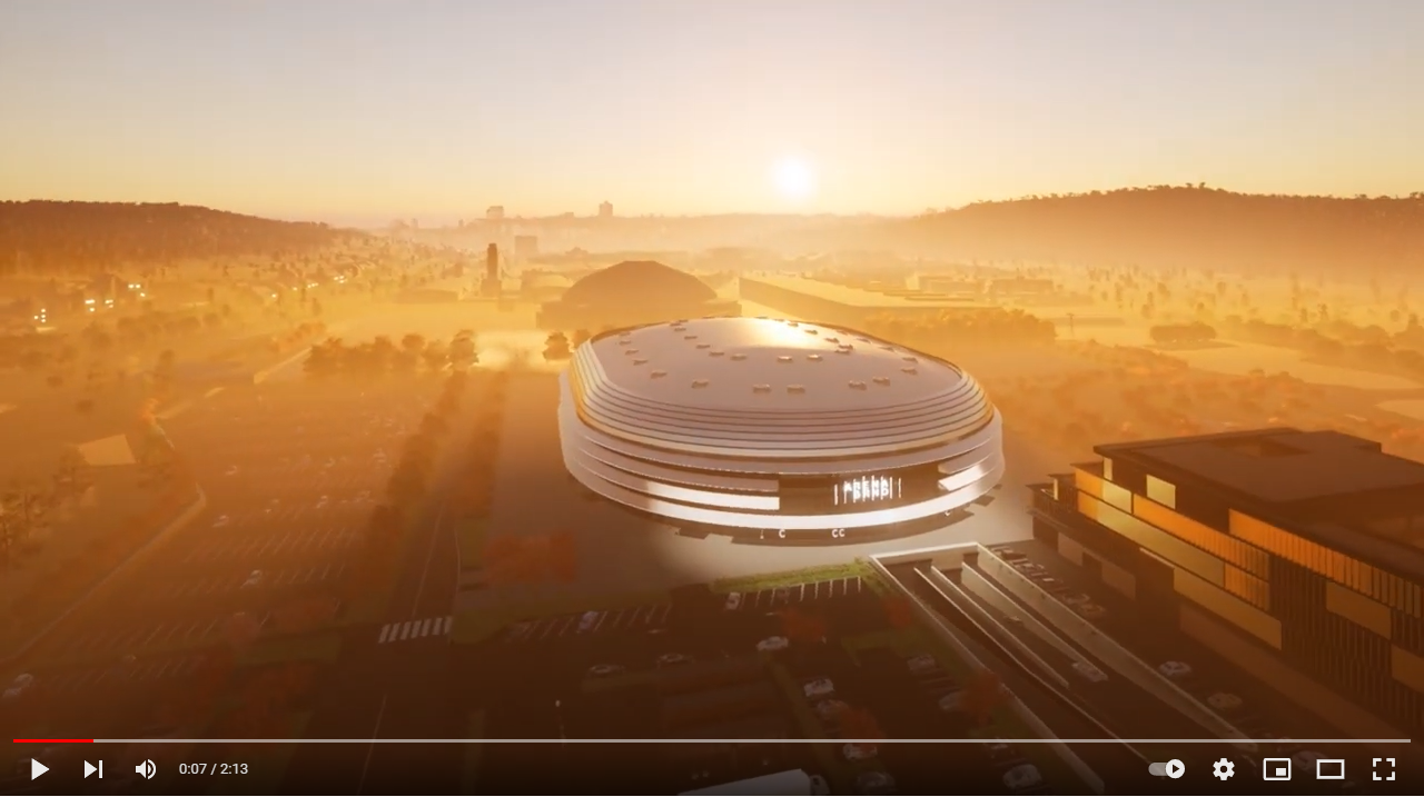 Finální vizualizace multifunkční haly ARENA BRNO - video, vizualizace ...