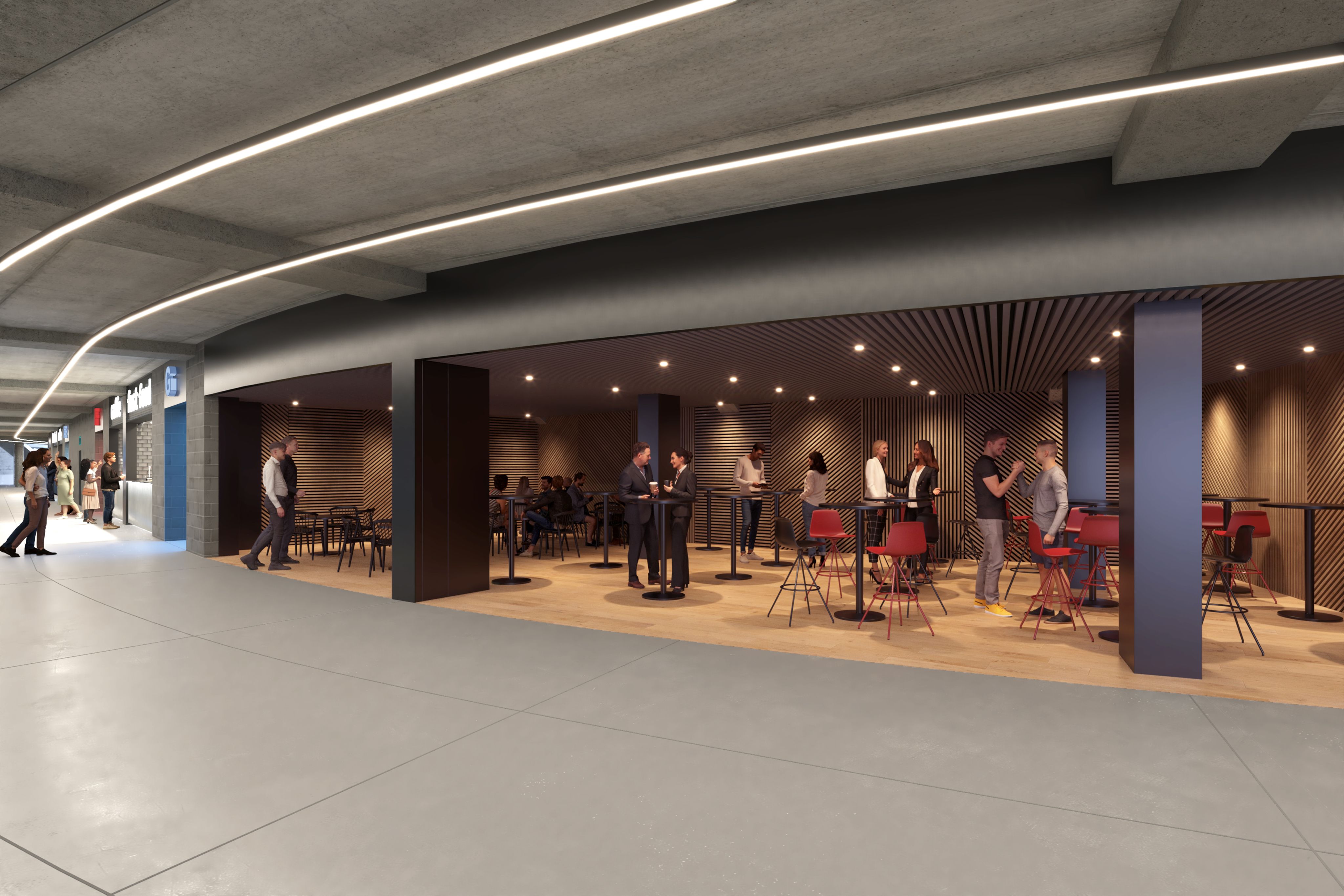 Vnitřní prostory multifunkční haly - ARENA BRNO