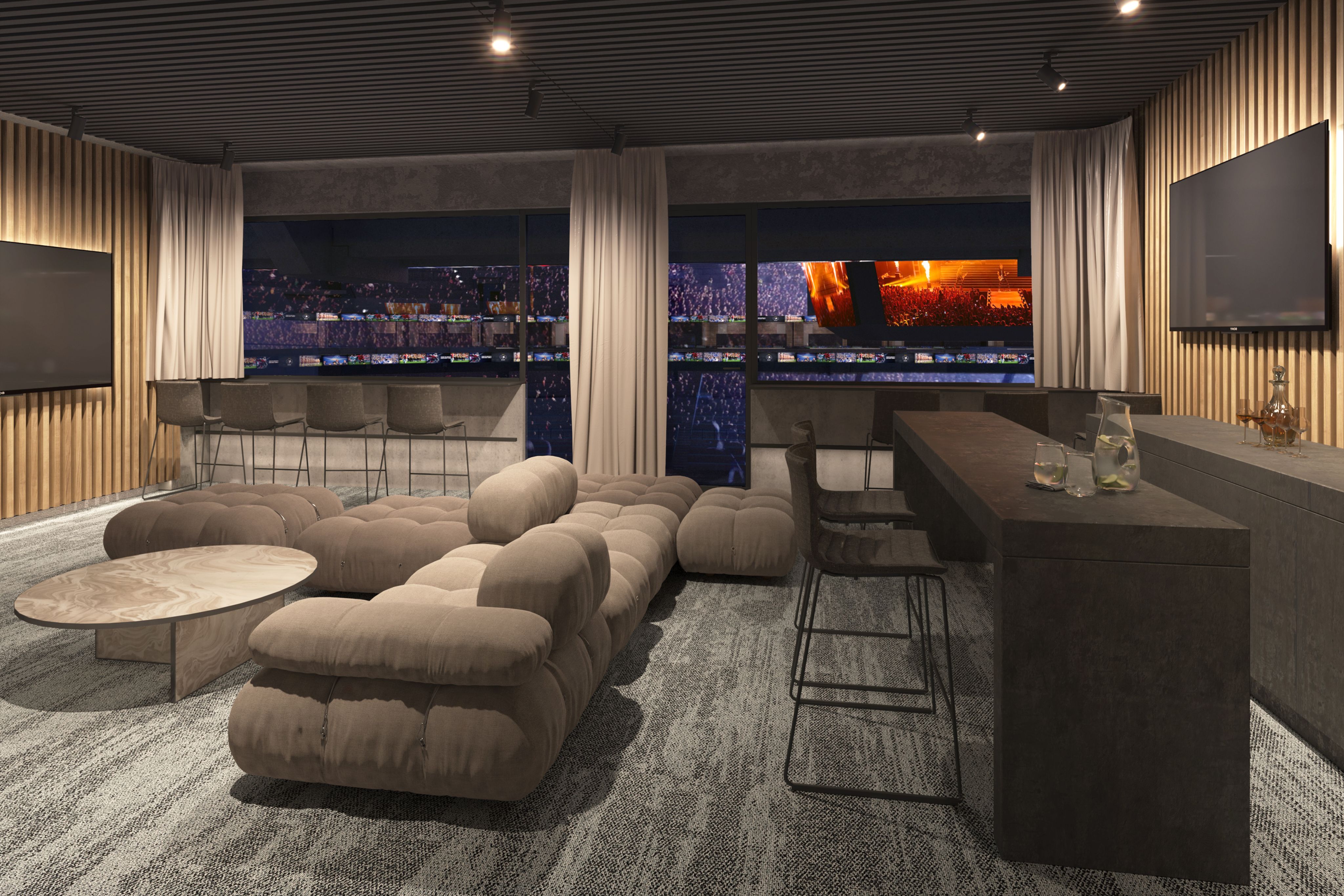 Vnitřní prostory multifunkční haly - ARENA BRNO